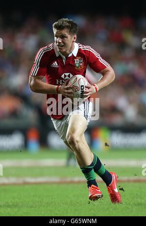 Owen Farrell of the British & Irish Lions during the Castle Lager Lions ...