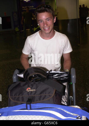 Seb Clover Atlantic sailing record Stock Photo - Alamy