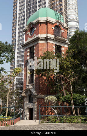 Blackhead Point Tower, Signal Hill Garden, Tsim Sha Tsui, Kowloon, Hong ...