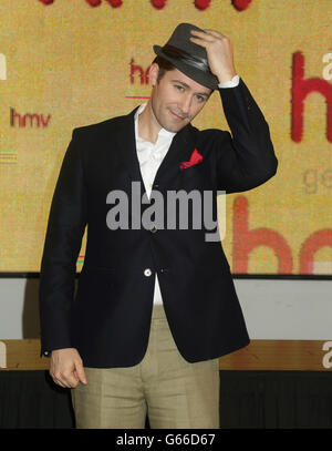 Matthew Morrison attending a signing session for his album 'Where It ...