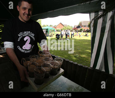 Worms are counted at the 34th World Worm Charming Championship in ...