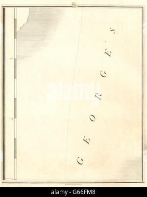 IRELAND. St George's Channel. Section 28. CARY 1824 old antique map ...