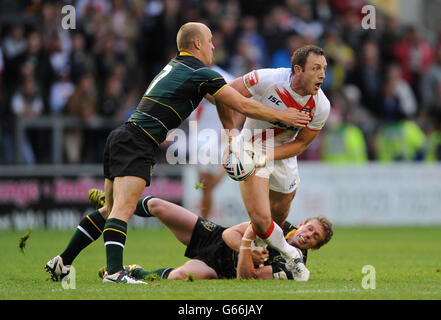 Rugby League - England v Exiles - Halliwell Jones Stadium Stock Photo ...