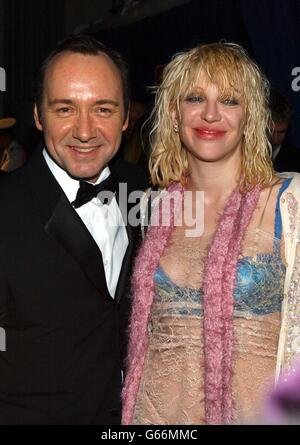 Actor Kevin Spacey and Courtney Love attend a party at The Old ...