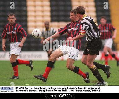 GARY STRODDER OF NOTTS COUNTY FOOTBALL CLUB.. GARY STRODDER OF NOTTS ...