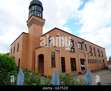 Aisha Mosque in Rutter Street, Walsall where counter-terror police have ...