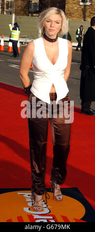 TV presenter Kate Thornton arriving at Earls Court 2, London, for The ...