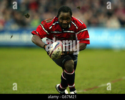 Marcel Garvey in action for Gloucester v Wasps Stock Photo - Alamy