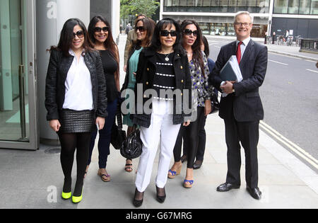 Consultant Daad Sharab arrives at the Rolls Building as Saudi Prince Al ...