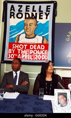 (Left to right) Leslie Thomas from Garden Court Chambers and Azelle ...