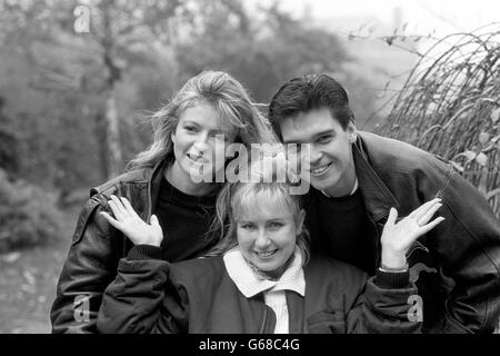 Caron Keating. TV presenter Caron Keating with her new son Charlie at ...