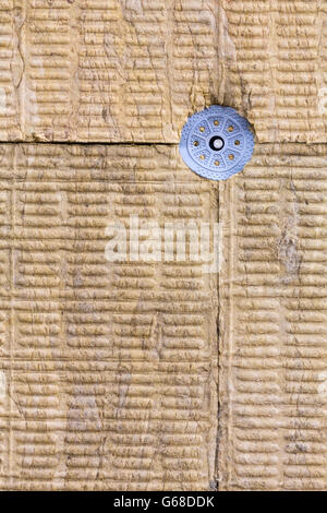 Insulation for thermal protection to the shell of the house Stock Photo ...