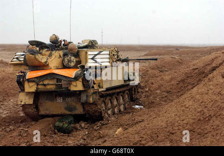 Iraq War - Scimitar light tank Stock Photo - Alamy