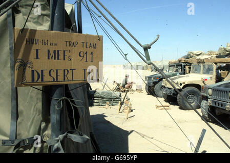 The Jalibah Forward Operation Base (JFOB), a US airbase in the western ...