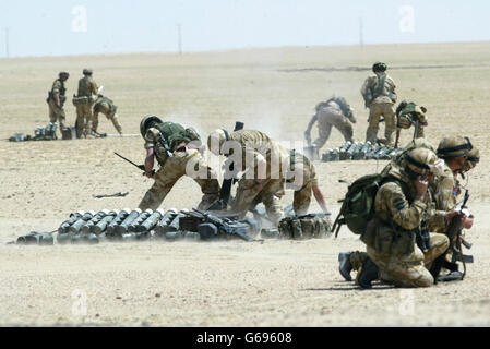 Soldiers of the Mortar Platoon, 3rd Battalion, 172nd Infantry Regiment ...