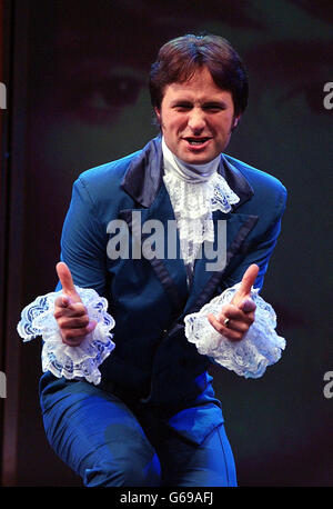 Jimmy Jemain (L) and Mike Read during rehearsal for Cliff - The Musical ...