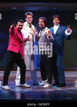 From left to right; Ricky Aron (50's Cliff), Mike Read (current Cliff ...