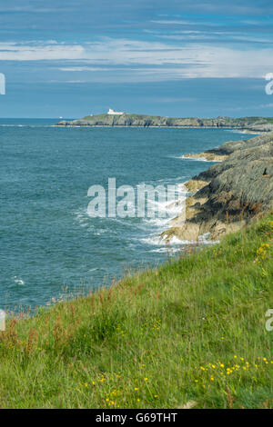 Amlwch Port coastal path Stock Photo - Alamy
