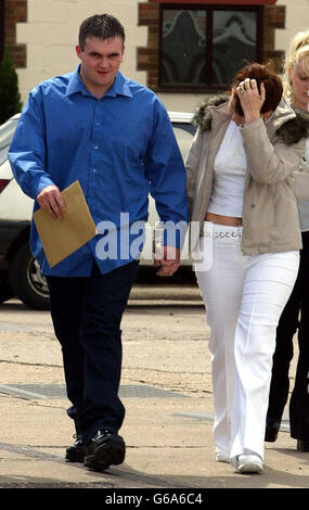 Lottery winner Michael Carroll arrives for sentencing after he admitted ...