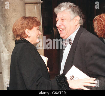 Broadcaster Anne Robinson shares a light-hearted moment with Robert ...