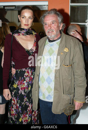 Photographer, David Bailey, and his wife Catherine Dyer at the VIP ...