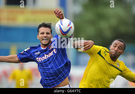 Carlisle United's Paul Black and Coventry City's Callum Wilson battle ...