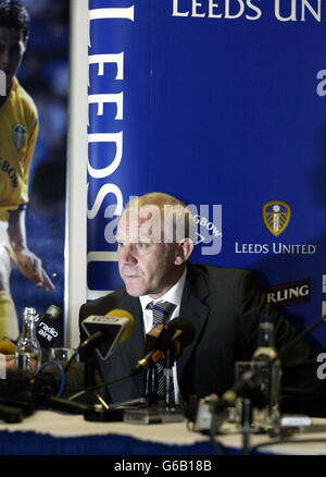 Leeds United caretaker manager Peter Reid is unveiled as the new full ...