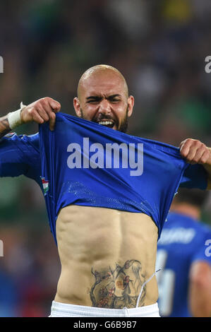 SIMONE ZAZA ITALY STADE PIERRE-MAUROY LILLE FRANCE 22 June 2016 Stock ...