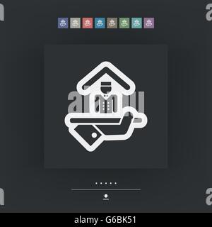 Hotel icon. Porter service Stock Vector Image & Art - Alamy