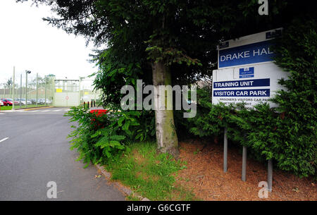 General view of Drake Hall prison, Eccleshall, Staffordshire where ...