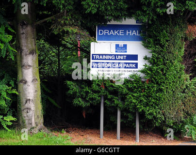 General view of Drake Hall prison, Eccleshall, Staffordshire where ...
