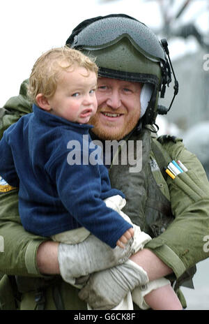 Back from left: Lt. Commander Clive Waghorn, Sgt Steve Ayers, Corporal ...