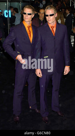 NEIL RAYMENT & ADRIAN RAYMENT MATRIX RELOADED FILM PREMIERE WESTWOOD ...
