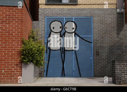 Graffiti Feature - London. A piece of graffiti at the Well Street ...