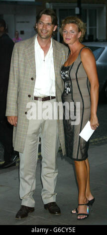 Actor Dougray Scott and his wife Sarah Travis arrive for the Laureus ...