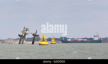 SS Richard Montgomery wreck in the Thames estuary with 1400 tonnes of ...