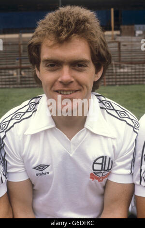 Bolton Wanderers FC for the 1979-80 season. Back row: (l-r) Paul Jones ...
