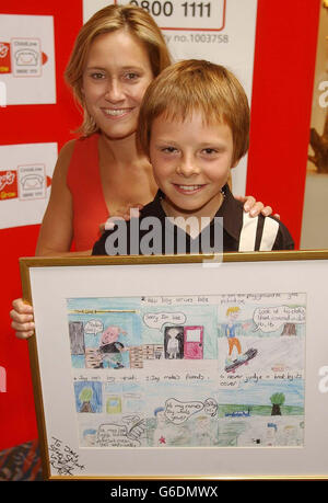 Childline Cartoon Crazy Competition Stock Photo - Alamy