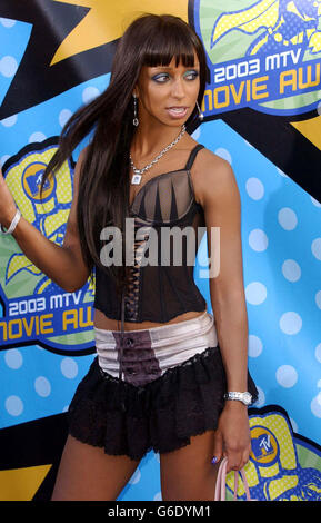 Mya at the MTV Movie Awards at the Shrine Auditorium In Los Angeles ...