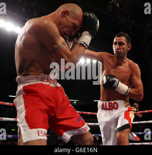 Boxing - Liverpool Olympia. Joe Selkirk (right) in action against ...