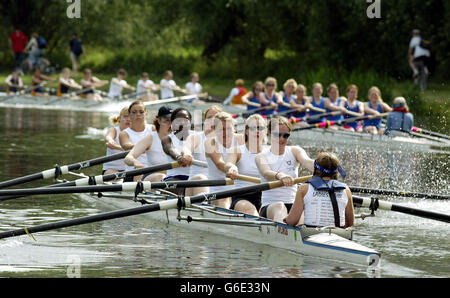 The Start of the 2003 May Bumps on The River Cam in Cambridge Homerton ...
