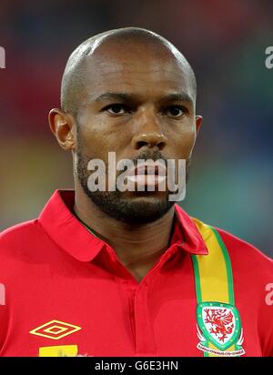 DANNY GABBIDON WALES & CARDIFF CITY FC MILLENIUM STADIUM CARDIFF WALES ...