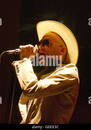Lead singer REM Michael Stipe Stock Photo - Alamy