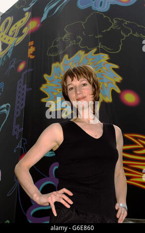 Artist Fiona Rae at the unveiling of her giant art installation on the ...