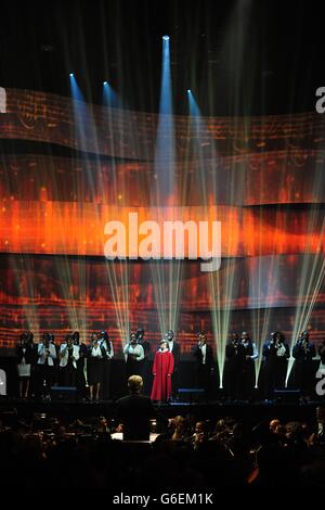 Jack Topping performs at the Classic Brit Awards 2013, Royal Albert ...