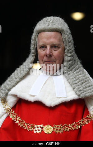 The new Lord Chief Justice, Sir Ian Burnett, at the Royal Courts of ...