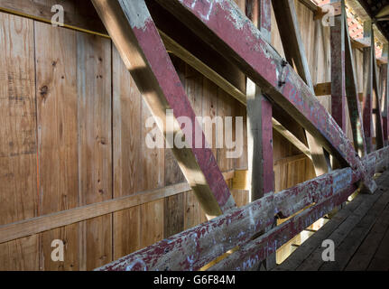 Medora Covered bridge in Indiana Stock Photo - Alamy