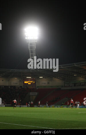General view of the Keepmoat Stadium during the match Stock Photo - Alamy