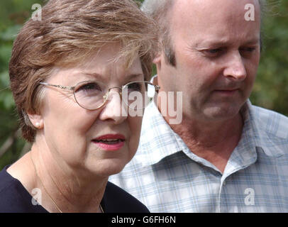 Sheila Cook, mother of missing schoolgirl Genette Tate, with her ...