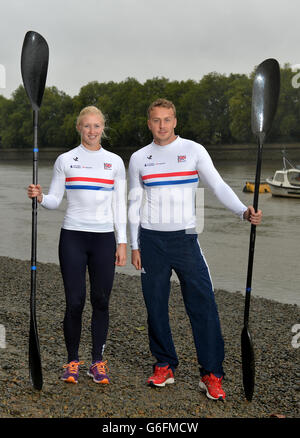 Rowing - Team GB Canoeing Kit Launch - The Embankment Studios Stock ...